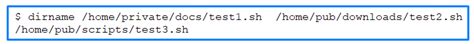 a bash dirname command diskinternals