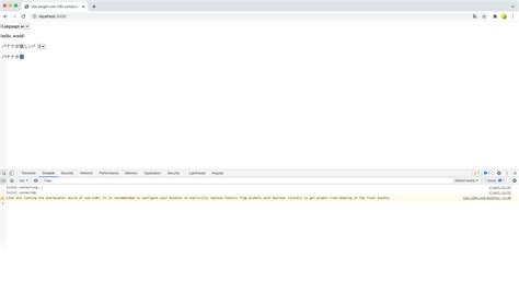 you are running the esm bundler build of vue i18n it is recommended to