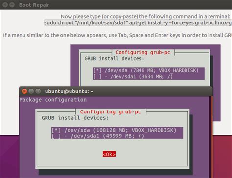 How To Repair Grub2 When Ubuntu Wont Boot