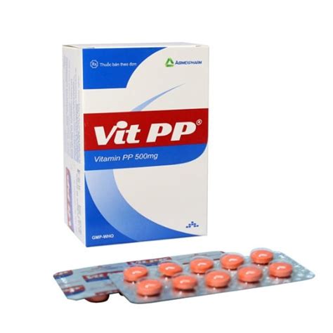Vitpp 500mg Điều Trị Bệnh Điều Trị Bệnh Pellagra Hộp 10 Vỉ X 10 Viê