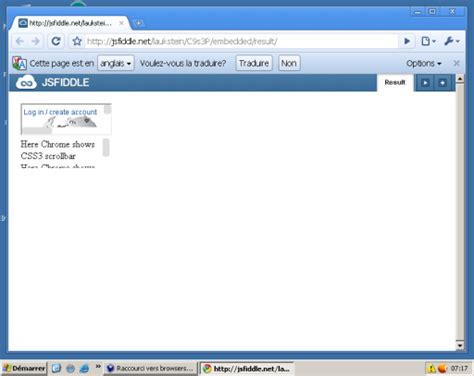 why chrome does not show css webkit scrollbar scrollbar