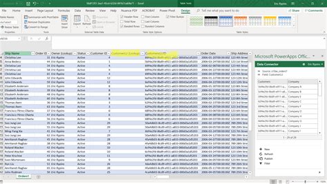 importing an external relational database into com power platform