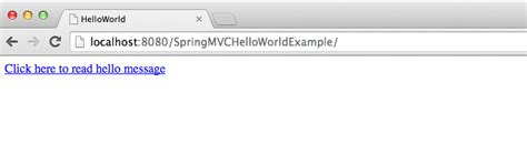 spring mvc hello world example java2blog