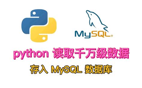 建议收藏！python读取千万级数据自动写入 mysql 数据库 哔哩哔哩 bilibili