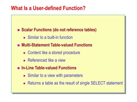 ppt module 10 implementing user defined functions powerpoint