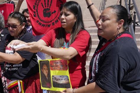 Wearing Red Indigenous Families Honor Missing Relatives Ap News
