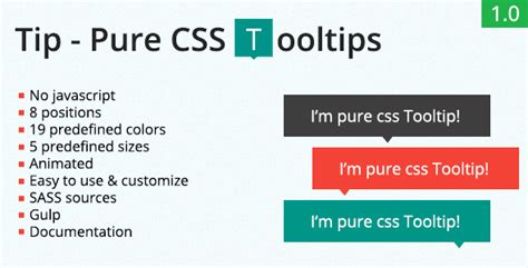 tip pure css tooltips by cunamiweb codecanyon