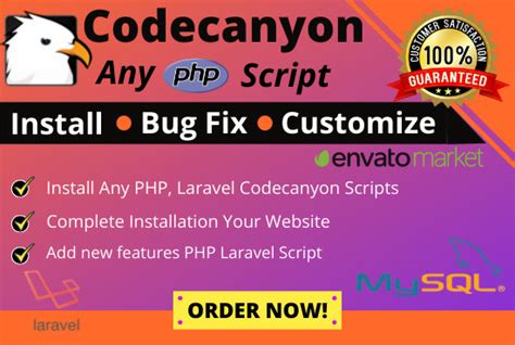 install and setup any codecanyon php laravel script on your cpanel