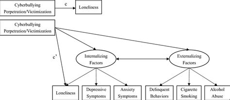 An Example Of The Path Compared In The Total Effects And Direct Effects