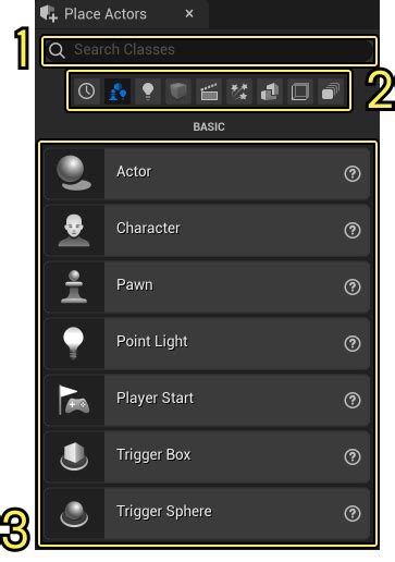 placing actors in unreal engine unreal engine documentation