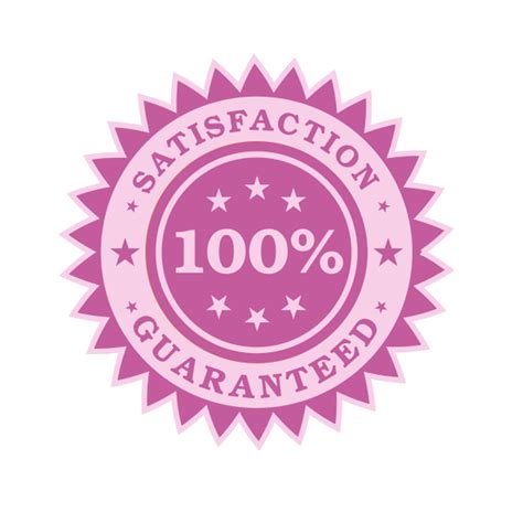 Satisfaction Guaranteed Sticker Decal Free Svg