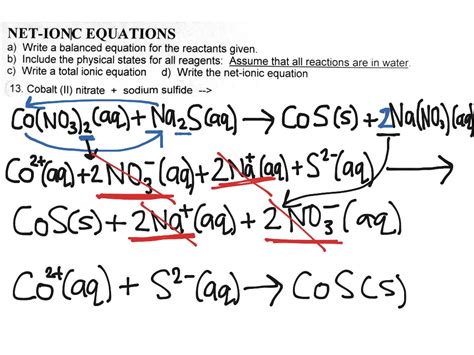 how to find net ionic equation from molecular equation