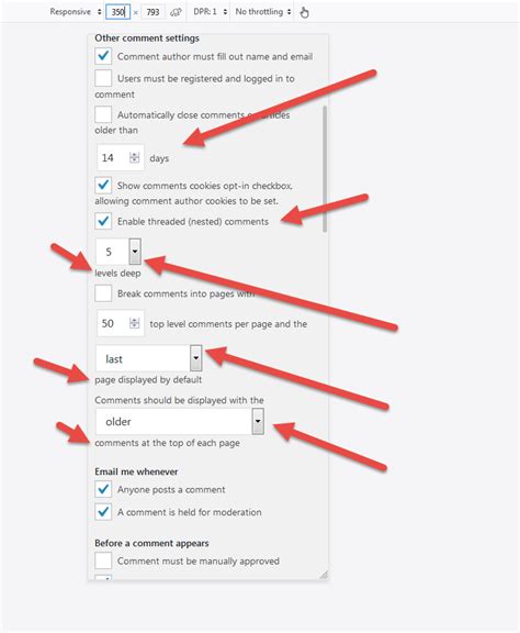 46943 settings discussion bad view dropdown in mobile version
