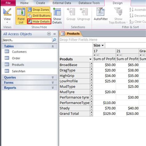 how to create a pivot table in microsoft access howtech