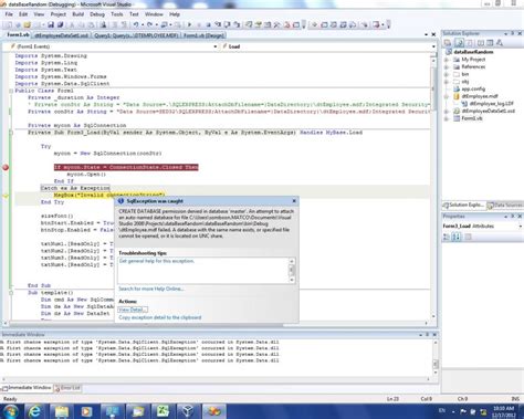 สอบถาการ connect database โดยสร้างไฟล์ฐานข้อมูลที่ตัว project