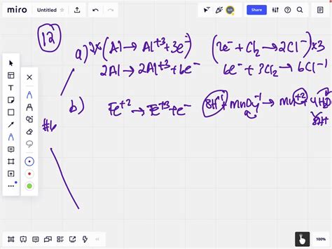 Solved For Each Reaction In Question 6 Write Balanced Halfreactions