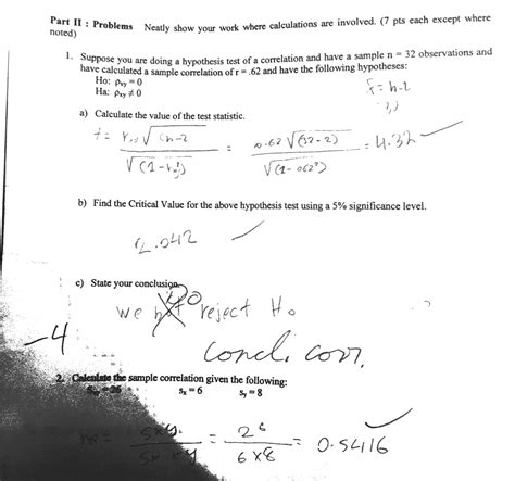Solved Suppose You Are Doing A Hypothesis Test Of A