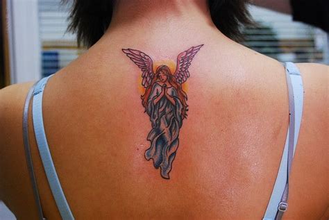Top More Than 80 Feminine Guardian Angel Tattoos Best In Cdgdbentre