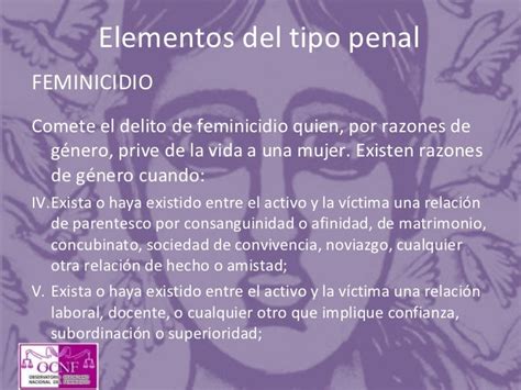Tipificación Del Feminicidio