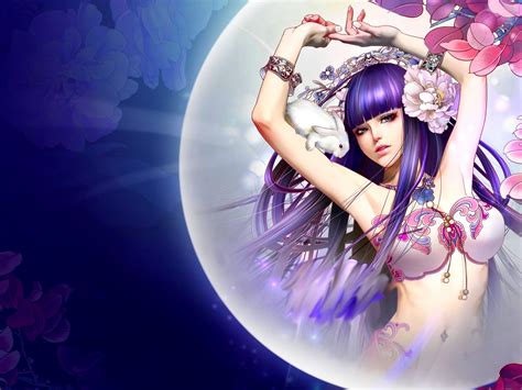 2000x1581 Frumusete Moon Luminos Girl Luna Purple James Jones