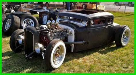 1931 Ford Model A Coupe Steel Body 8 Chop Custom Frame Flathead Motor
