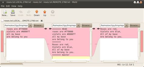 git merge mangles source files stack overflow