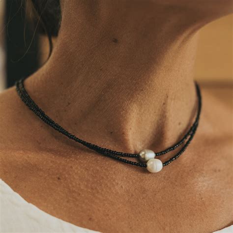 Sierra Seed Bead And Freshwater Pearl Necklace The Freshwater Pearl
