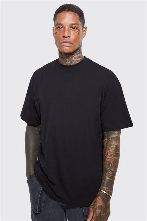 Boohooman 3 Pack Basic Oversized T Shirt In Blue For Men Lyst Uk