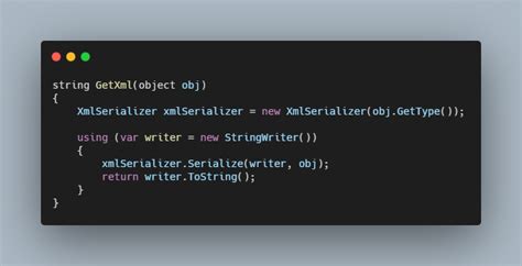 c using xmlserializer to serialize makolyte
