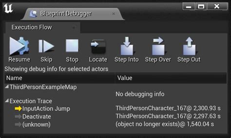 blueprint debugging example in unreal engine unreal engine 5 1