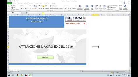 attivazione macro excel 2010 2013 youtube