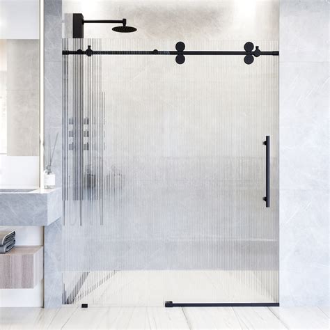 Vigo Elan 68 To 72 In W X 74 In H Frameless Sliding Shower Door In