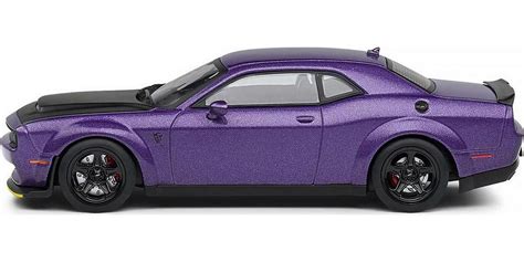 1 43 2018 Dodge Challenger Srt Demon Plum Crazy Diecast Model Solido