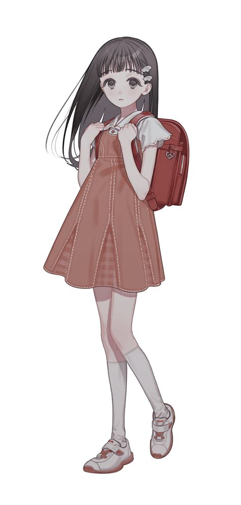 Safebooru 1girl 3 Absurdres Backpack Bag Black Eyes Black Hair