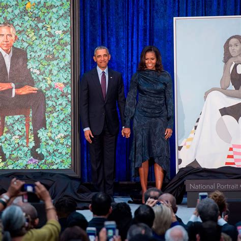 Inside President Barack Obama And First Lady Michelle Obamas Portrait