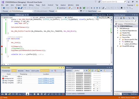 using the dma controller on stm32 devices visualgdb tutorials
