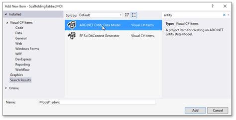 how to generate data access layer with entity framework database first