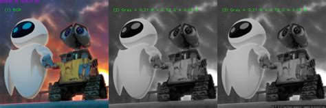 [solved] how to manual convert `bgr` image to `grayscale` python