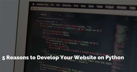 5 reasons to develop your website on python goodworklabs