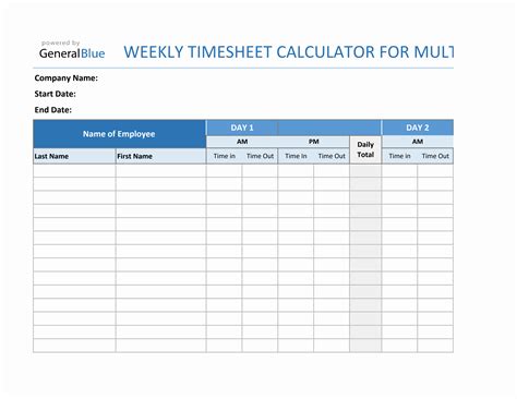 Daily Timesheet Template Excel With Formulas The Templates Art
