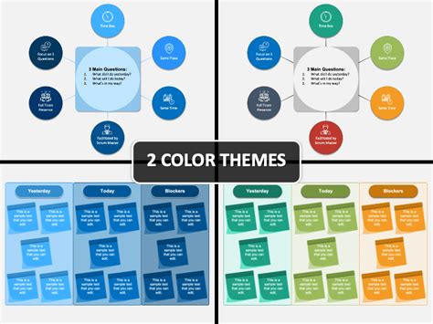 daily scrum powerpoint template ppt slides sketchbubble