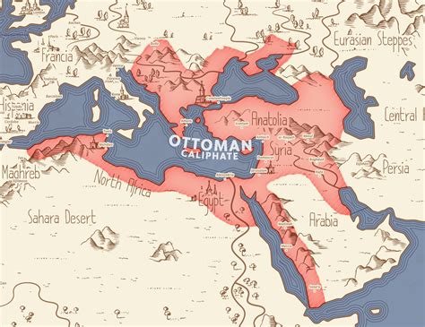 Ottoman Empire Map At Its Height