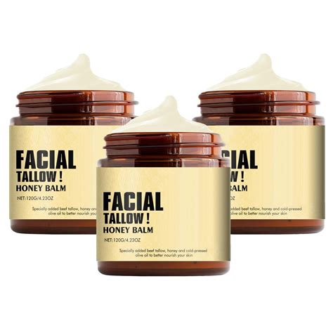 Bkbp Organic Tallow Balm With Raw Honey Moisturizing Cream Fed Finished