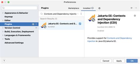 contexts and dependency injection cdi intellij idea