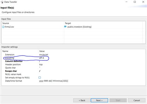 postgresql dbeaver csv import utf 8 no umlaute possible stack overflow