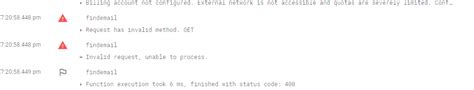 android processing string in firebase functions stack