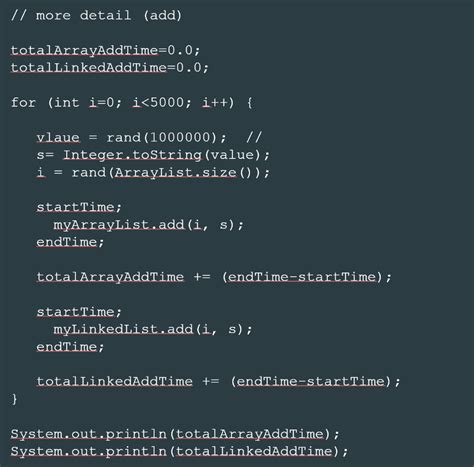 solved write a java program to compare the execution time of