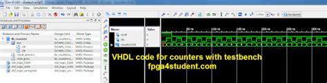 vhdl program for 8 bit up down counters xilususb