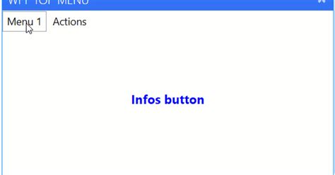 powershell and wpf easily build a top menu syst and deploy