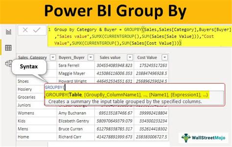 power bi group by how to use groupby dax function in power bi